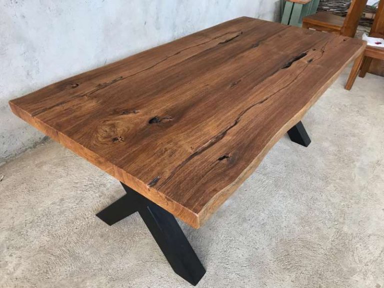Meja Solid Jati Ructic | CV INDO JATI FURNITURE JEPARA
