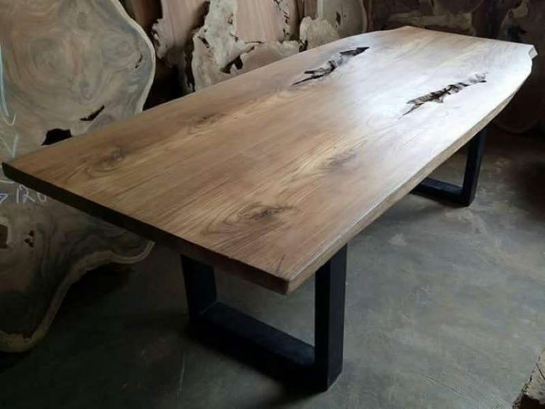 Meja Solid Jati Perhutani, Meja Makan Mewah, Meja Jati, Teak Table ...