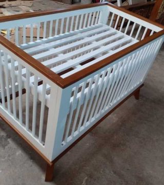 Box Bayi Retro Duco Putih | INDO JATI FURNITURE JEPARA