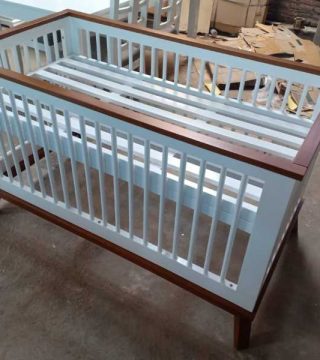 Box Bayi Retro Duco Putih | INDO JATI FURNITURE JEPARA