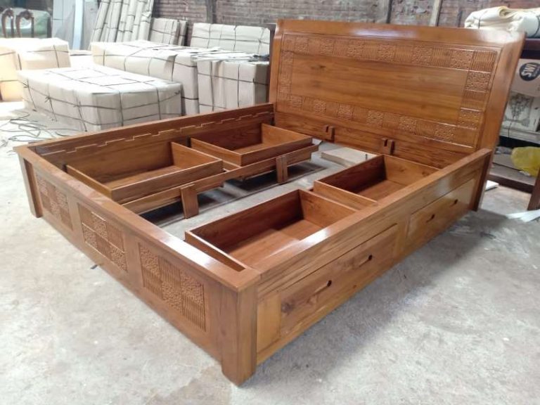 Dipan Minimalis Jati Laci 4 | INDO JATI FURNITURE JEPARA