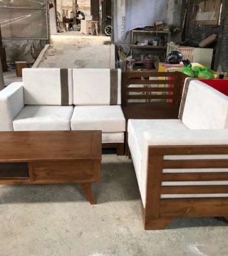Set Sofa Jati Minimalis Mewah | INDO JATI FURNITURE JEPARA