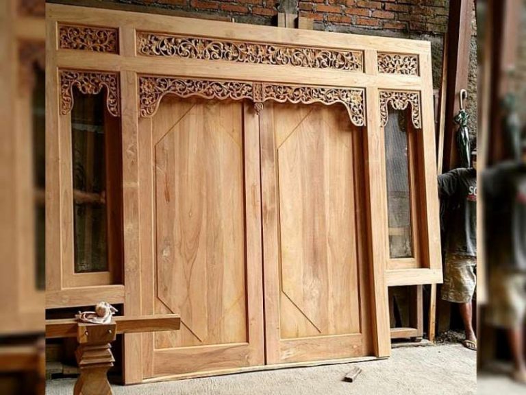 Kusen Pintu Jati Ukir Mewah | INDO JATI FURNITURE JEPARA