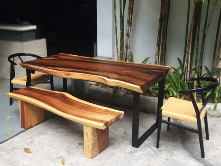 Meja Solid Trembesi | Toko Mebel Jepara | Furniture Jepara